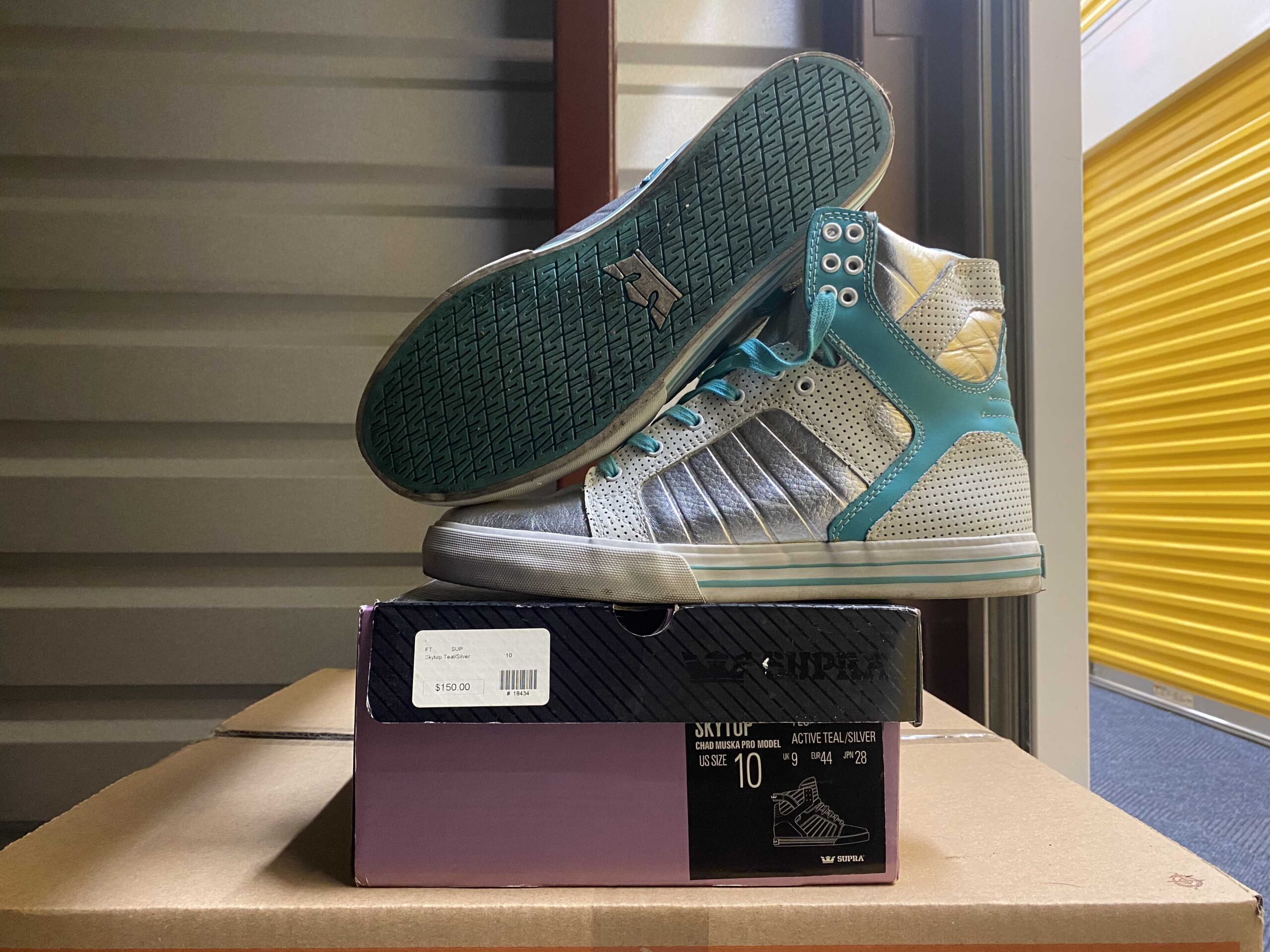 Supra Skytop - Chad Muska Pro - 413 Silver - Permanent Fade